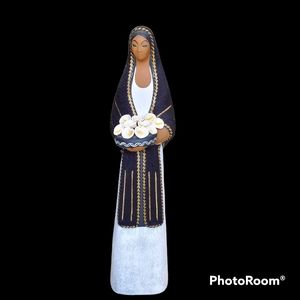 Art | Vintage African American Virgin Mary Statue Del Toro Mexican ...